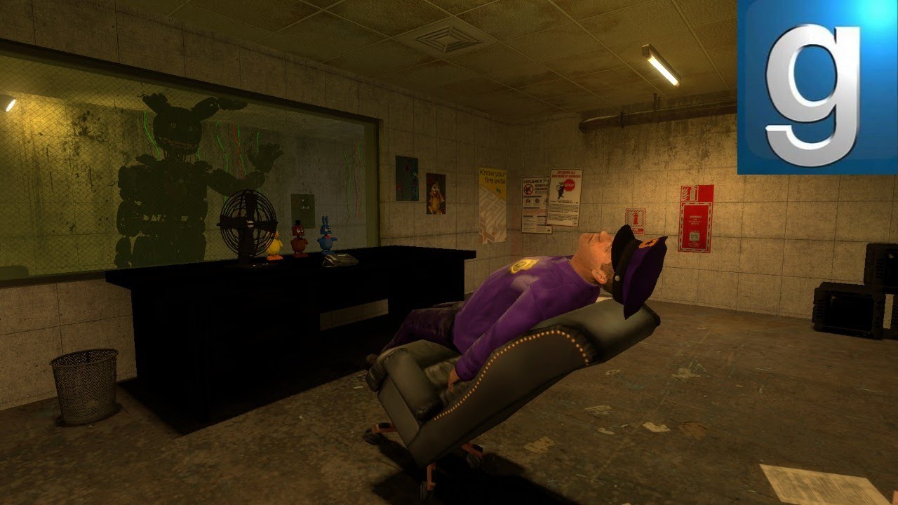 Gmod FNAF | Fazbear's Fright's Unexpected Security Guard? - YouTube