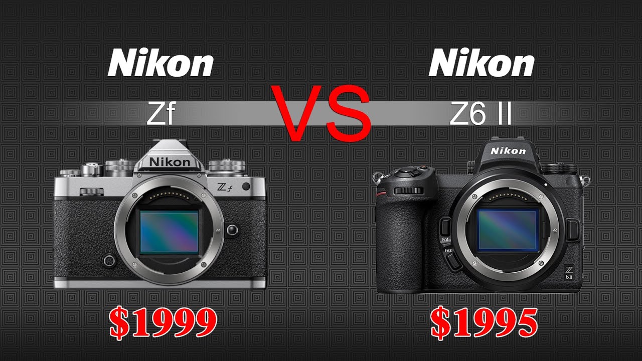 Nikon Zf Vs Nikon Z6 Ii Camera Comparison Youtube