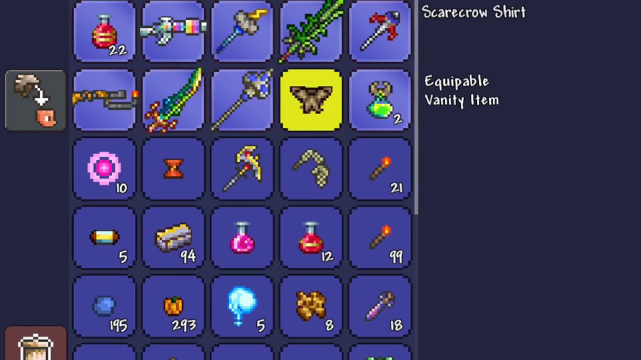 Crafting of the Terra Blade! vs Pumpkin Boss Terraria - YouTube