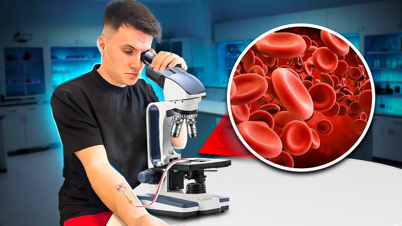 Cum Arata Sangele La Microscop 😱 - YouTube