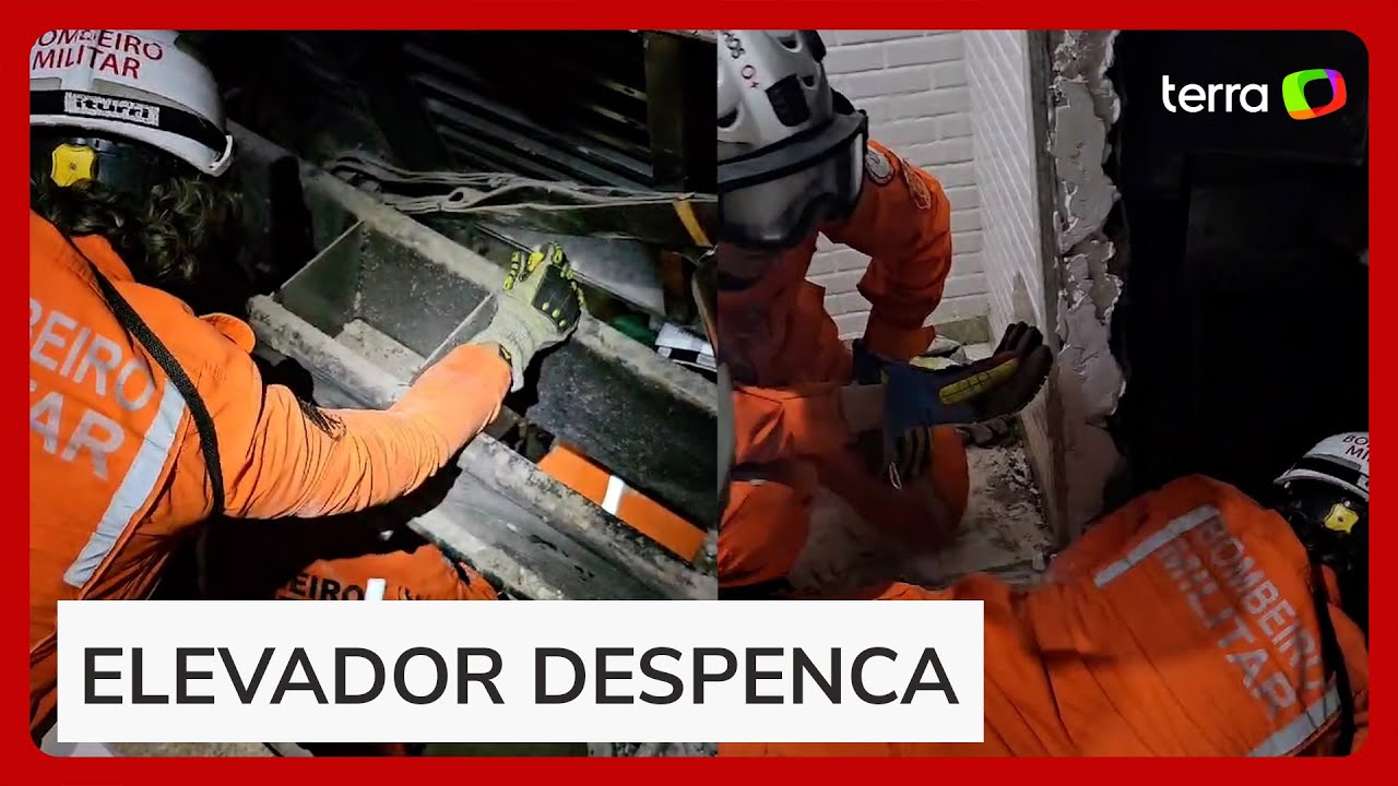 Elevador despenca e deixa dois mortos em Salvador (BA) - YouTube