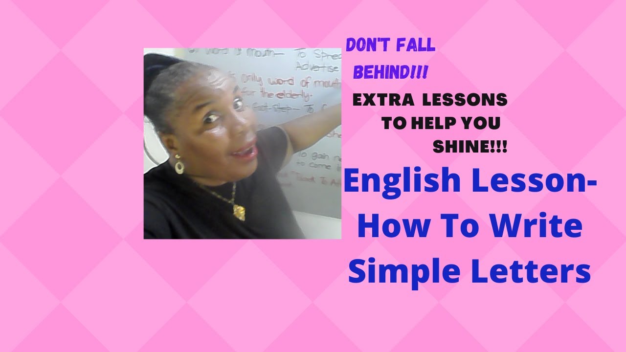 English Lesson How To Write A Simple Letter 142 YouTube english-lesson-how-to-write-a-simple-letter-142-youtube