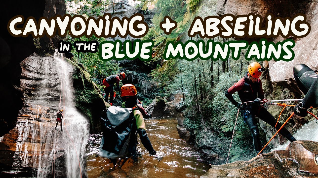 Canyoning and Abseiling for the first time in the Blue Mountains - YouTube