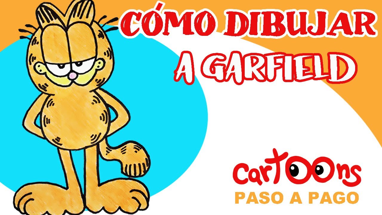 How to draw Garfield 🐱 | step by step - YouTube