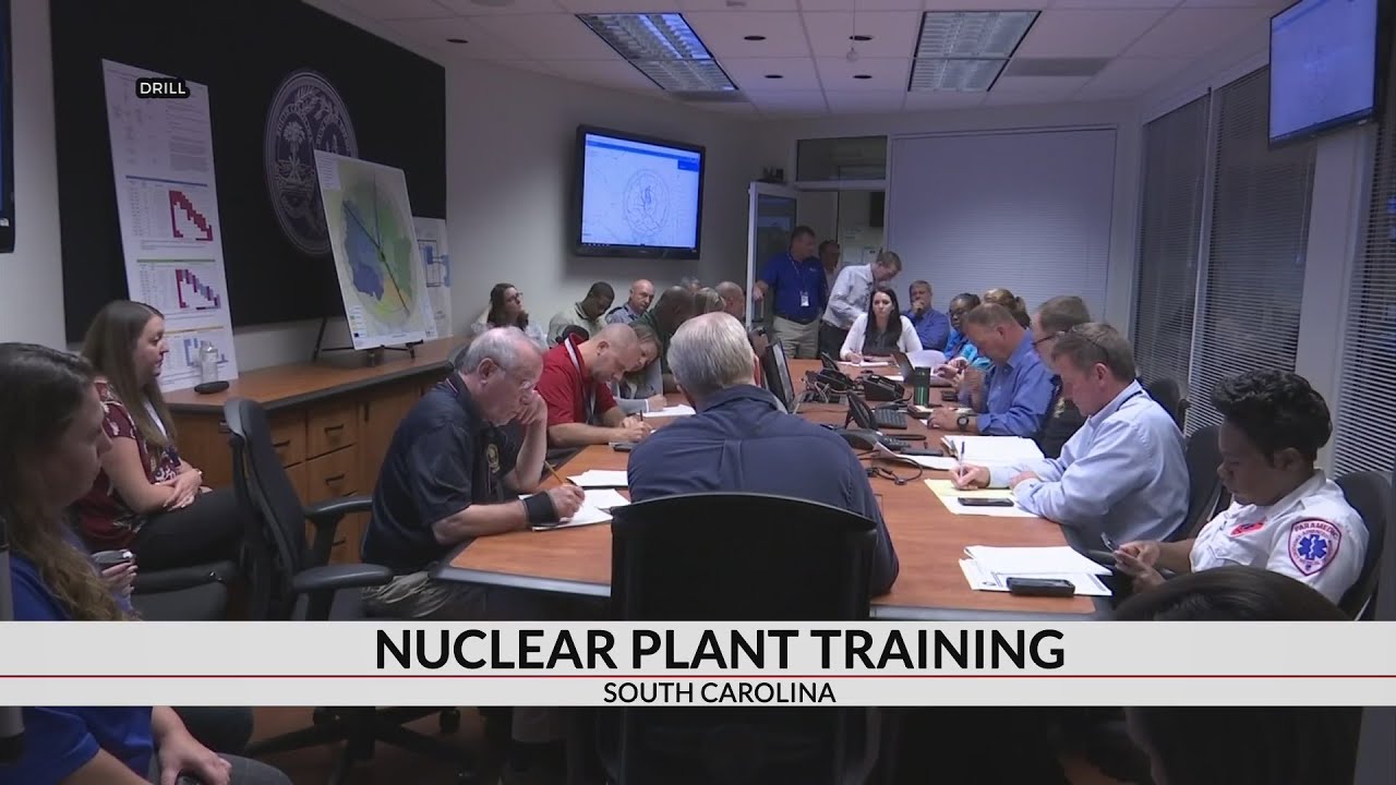 SCEMD practices response to nuclear disaster - YouTube