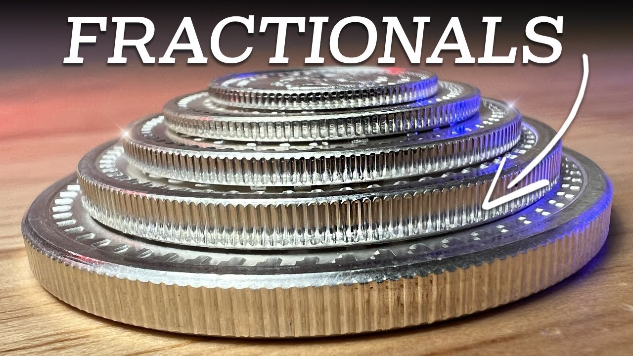 Fractional Silver Rounds #bullion #silver #coins - YouTube