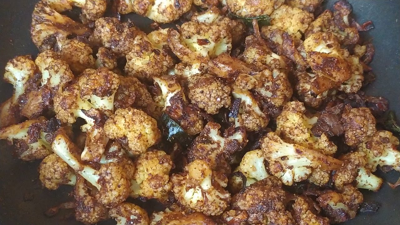 Cauliflower Pepper fry || Gobi Pepper fry || Cauliflower Fry Recipe ...