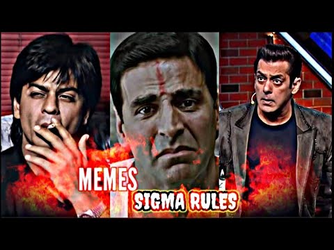 SIGMA RULE | Memes | Roast | DROPOUT HERE | Shahrukh Khan, Akshay Kumar ...