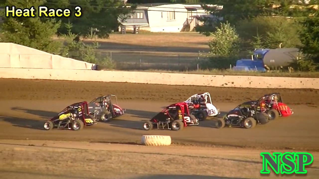 August 24, 2019 Northwest Focus Midget Series Heat Races 1, 2 & 3 Grays ...