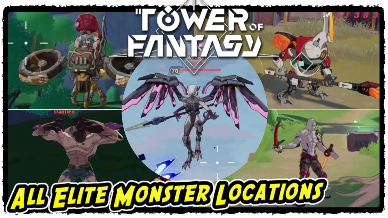 Artificial Island All Elite Monster Locations Artificial Island Tower ...