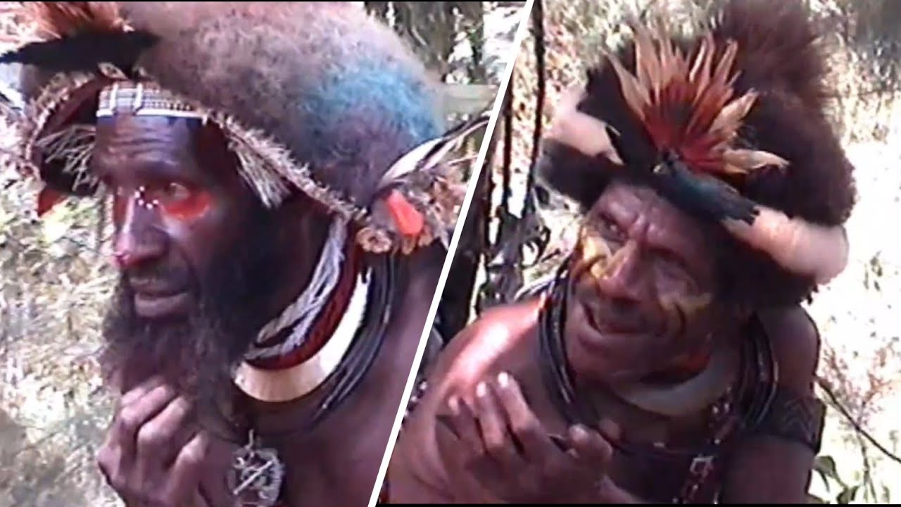Papua New Guinea-Huli Wigmen-MuMu Pit cooking-Huli Ancestral Skulls ...