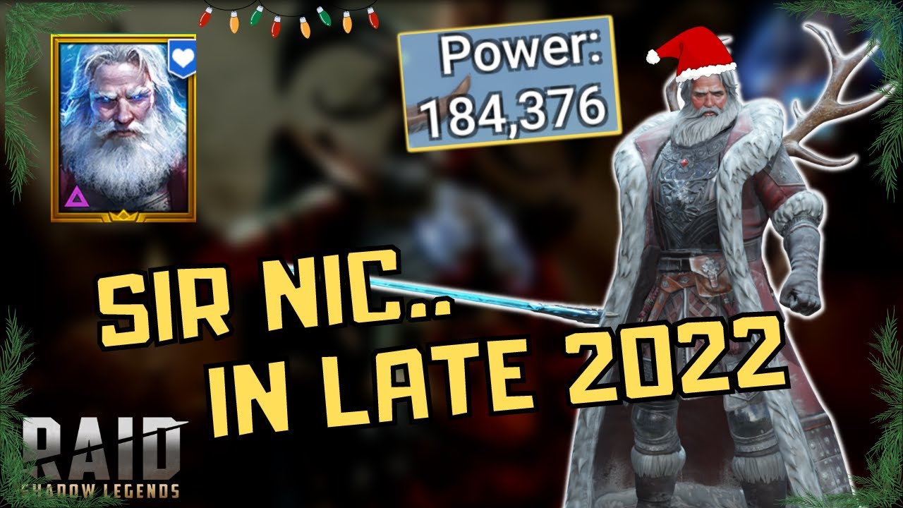 (Worlds Strongest) Sir Nicolas In End 2022... The Santa Is Still Viable ...