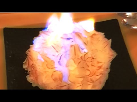 When Fire Meets Ice-cream - Flaming Desserts @ Shashlik - YouTube