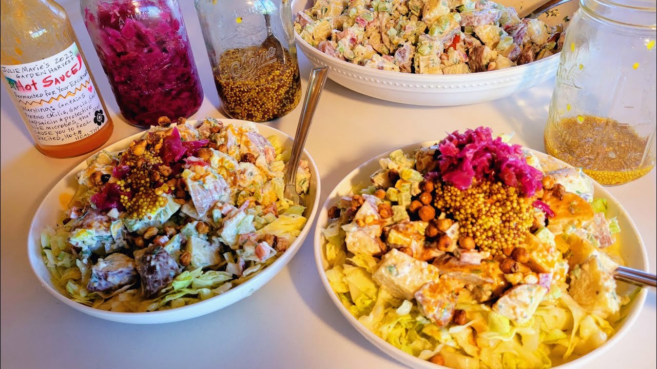Vegged-Up Potato Salad & Pickled Mustard Seed - YouTube