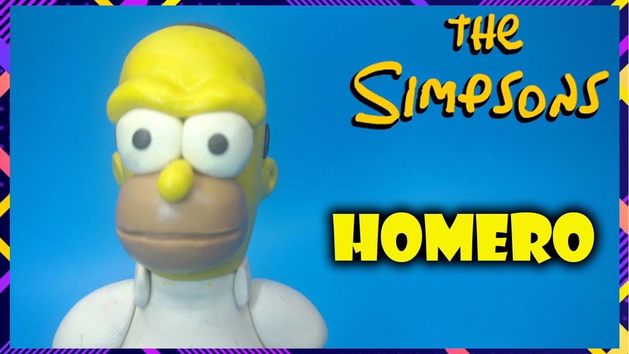How to make Homer Simpson | Como hacer a Homero Simpson - YouTube