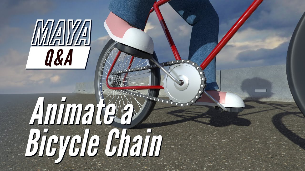 Maya Q&A - Animate a Bicycle Chain - YouTube