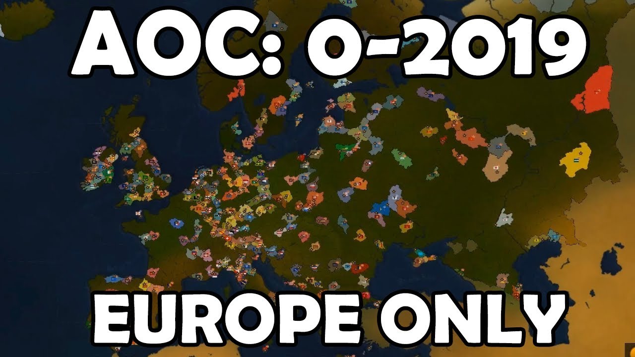 AOC2: AOC 0-2019 Europe Only Timelapse AI Only - YouTube