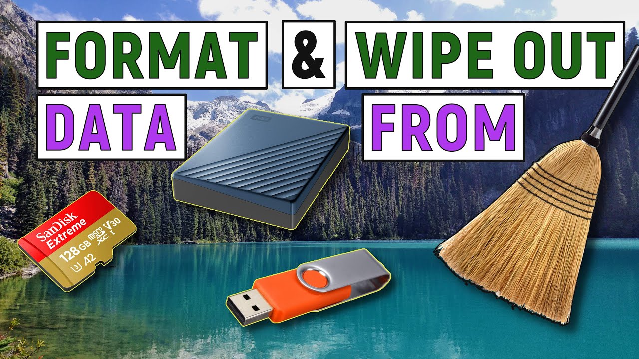HOW TO FORMAT & WIPE OUT ALL DATA FROM ANY DRIVE | WINDOWS 10 - YouTube