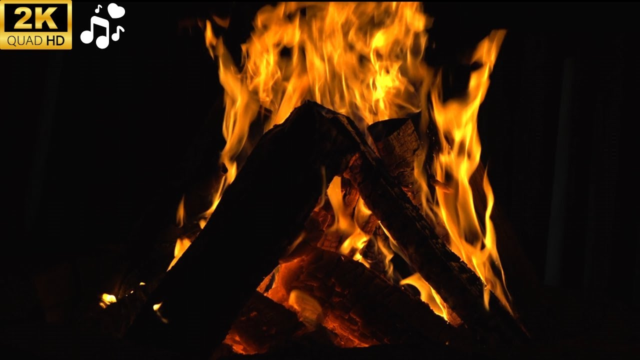 Escape the Day: Relaxing Fireplace & Music in Stunning 4K - YouTube Music
