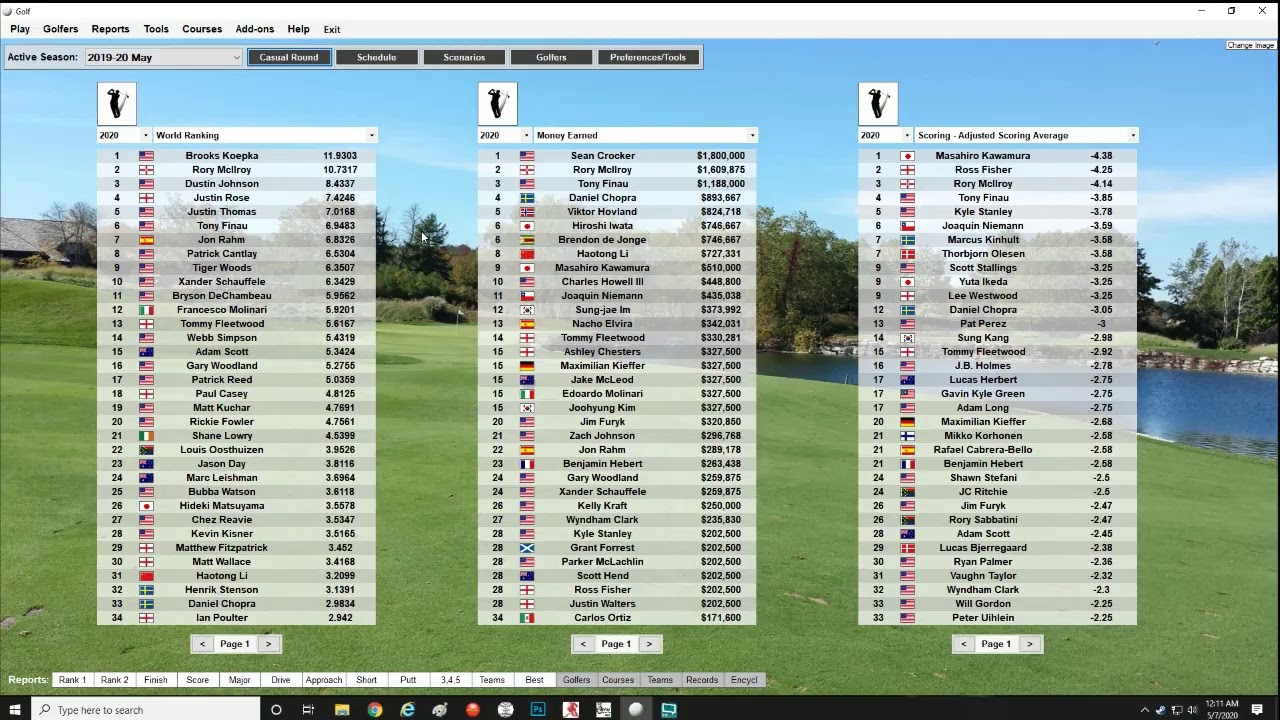 Action PC Golf 2020 Season United States Championship Pacific Beach ...