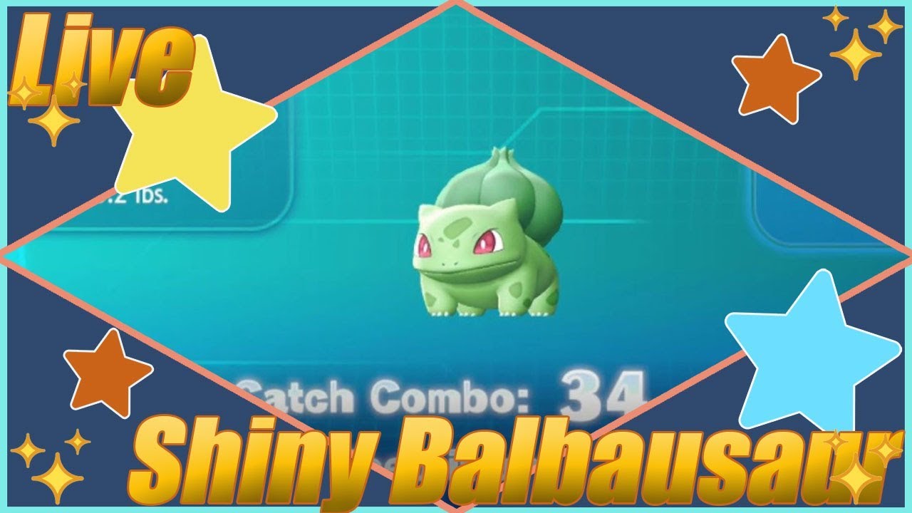 Live Shiny Bulbasaur - Pokemon Let's go Eevee - YouTube
