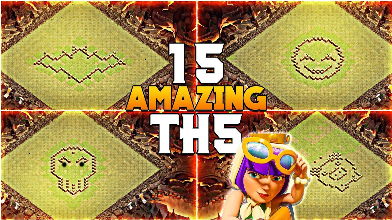 *NEW* TOP 15 TH5 FUNNY/TROLL BASE COMPILATION WITH DIRECT LINKS|COC ...