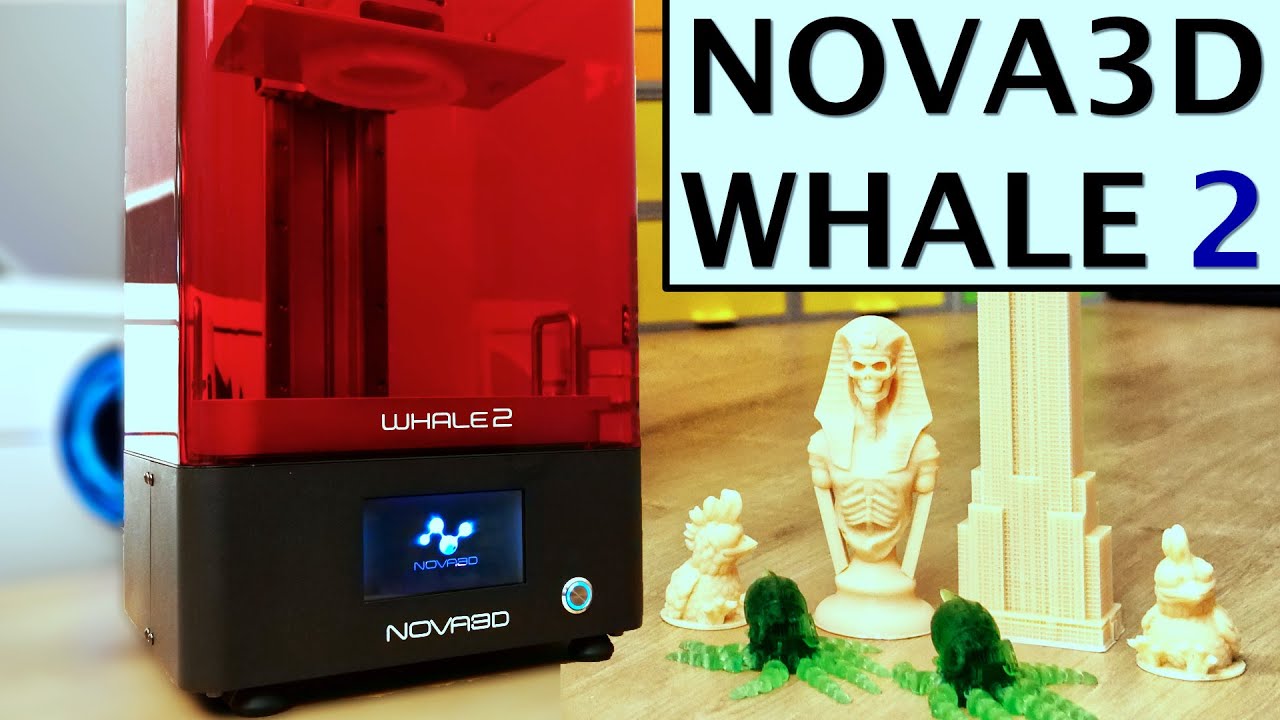 Nova3D Whale2 - Resin Printer With Huge Printing Volume and 4K LCD ...