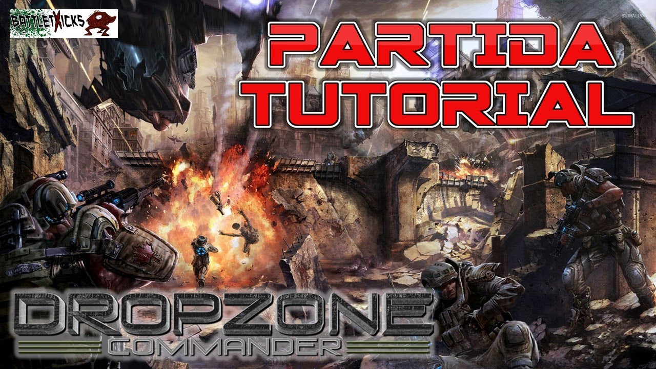 Dropzone Commander: Partida Tutorial - YouTube