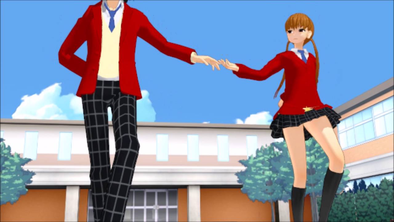 MMD - Tonari no Kaibutsu kun - Shizuku x Haru - cantarella - YouTube