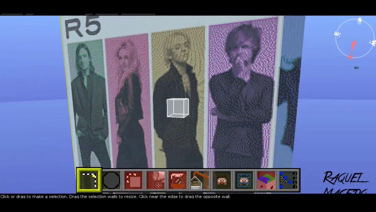 Pixel Art Minecraft (Homenagem á banda R5) - YouTube
