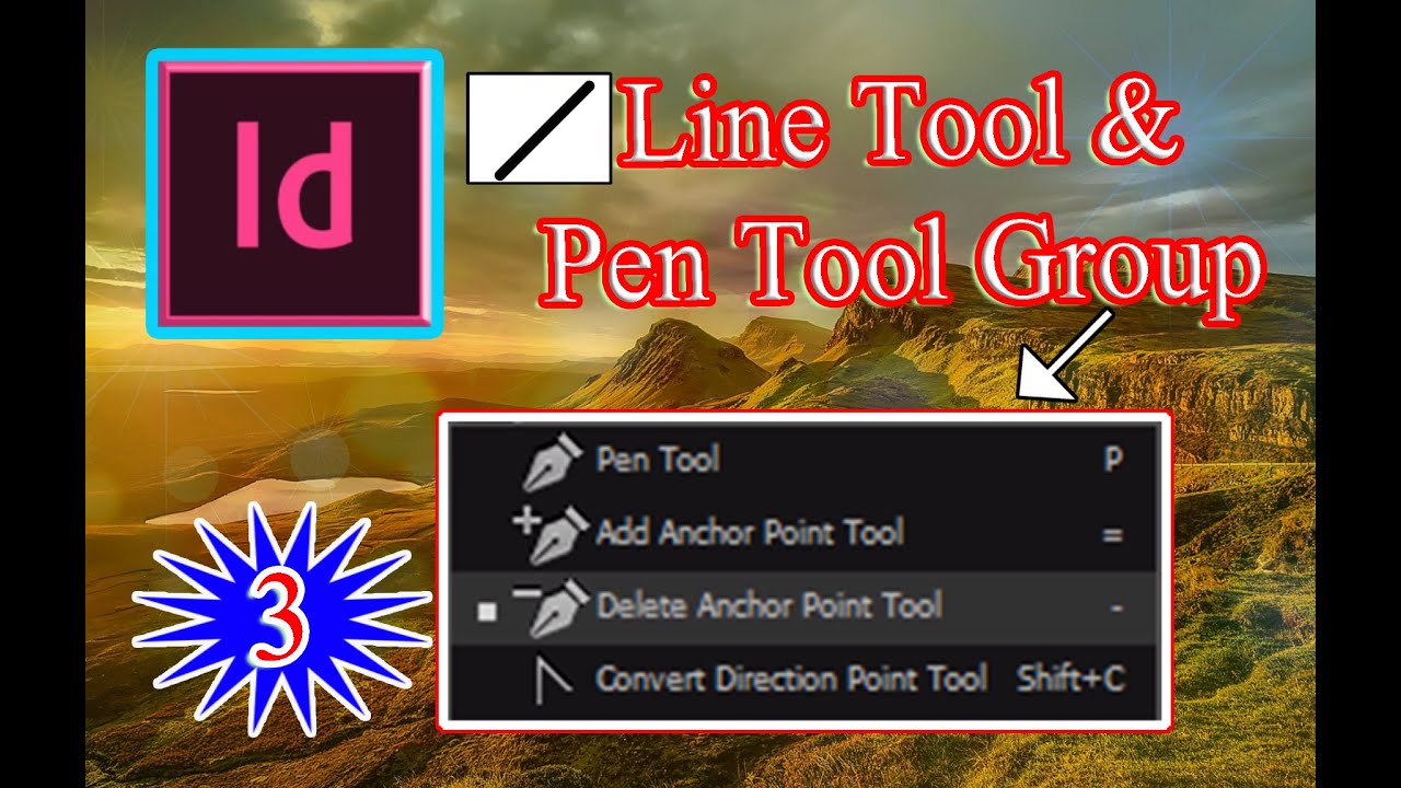 How To Use Line Tool And Pen Tool Group In Adobe InDesign 2020 Lesson 3 Myanmar Lesson How To Use Line Tool And Pen Tool Group In Adobe InDesign 2020 Lesson 3 Myanmar Lesson