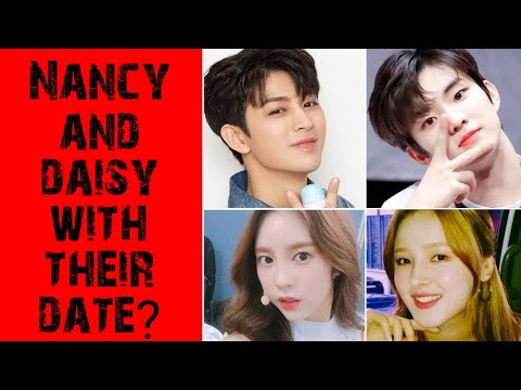 Momoland nancy and daisy together with their date,they are so cute - YouTube