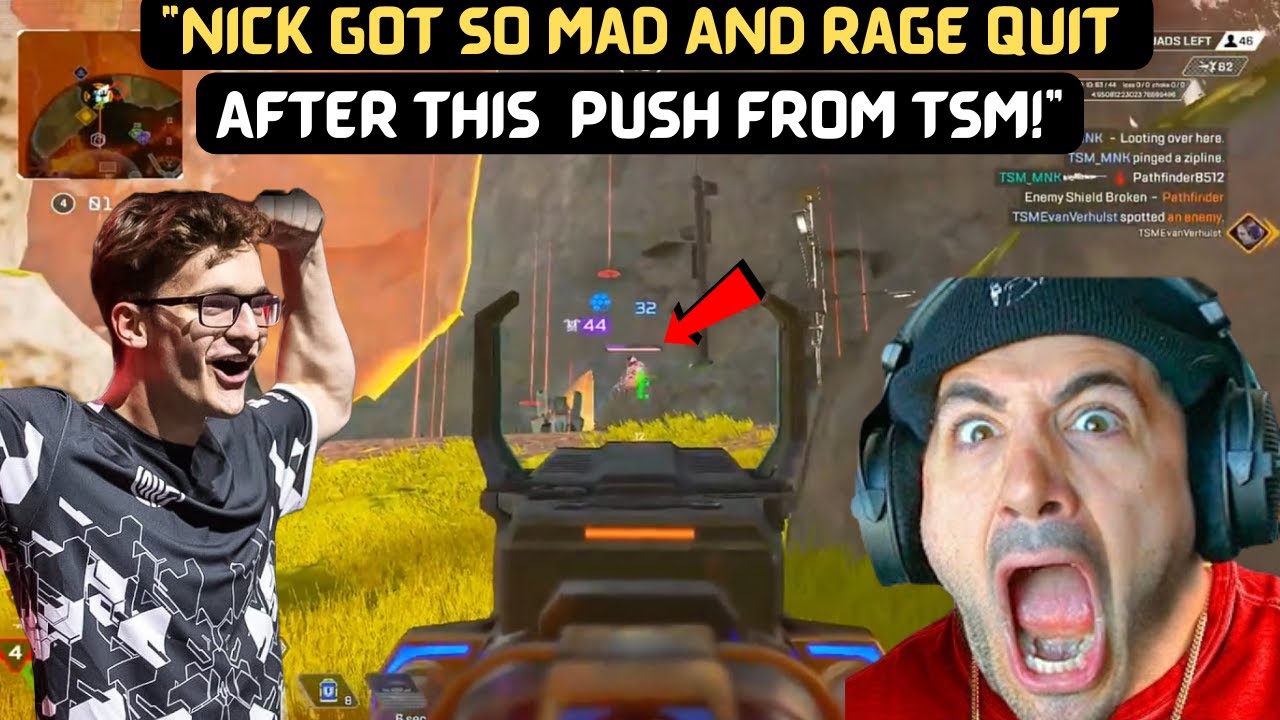 VERHULST and The Boy's Made NICKMERCS So Mad And Rage Quit! Apex ...