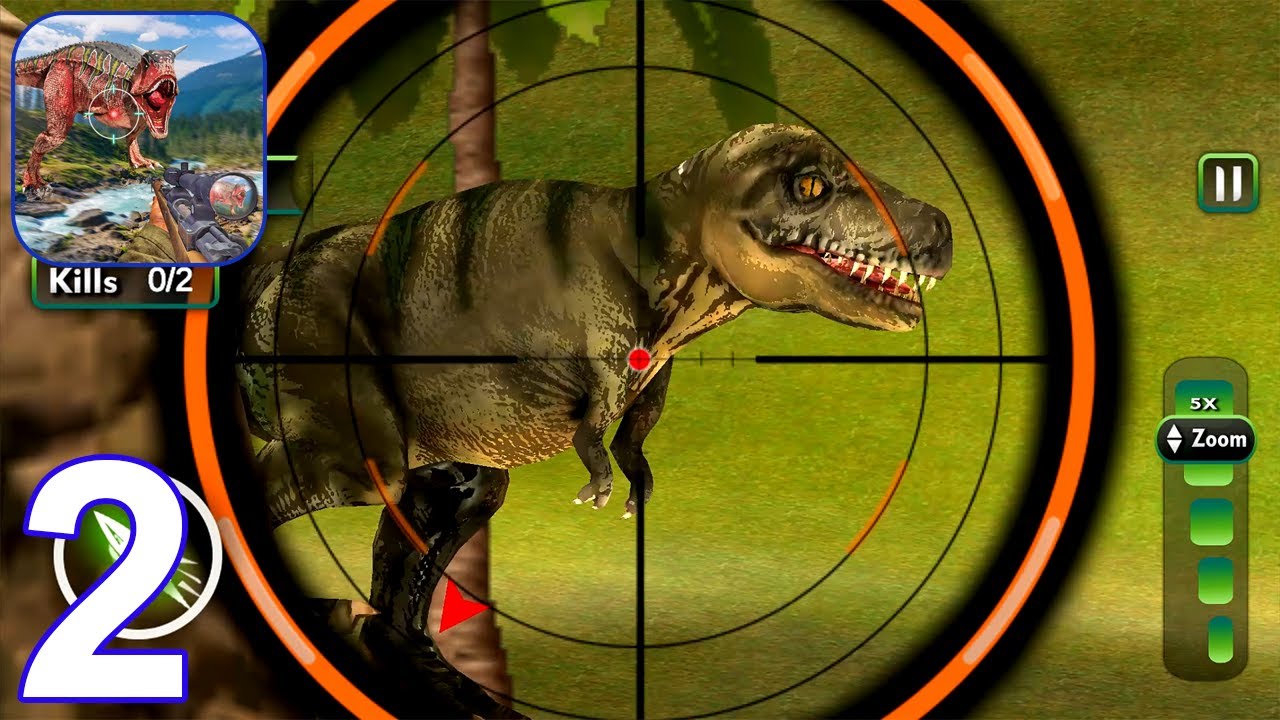 Deadly Dinosaur Sniper Hunter Android Gameplay - Part 2 - YouTube