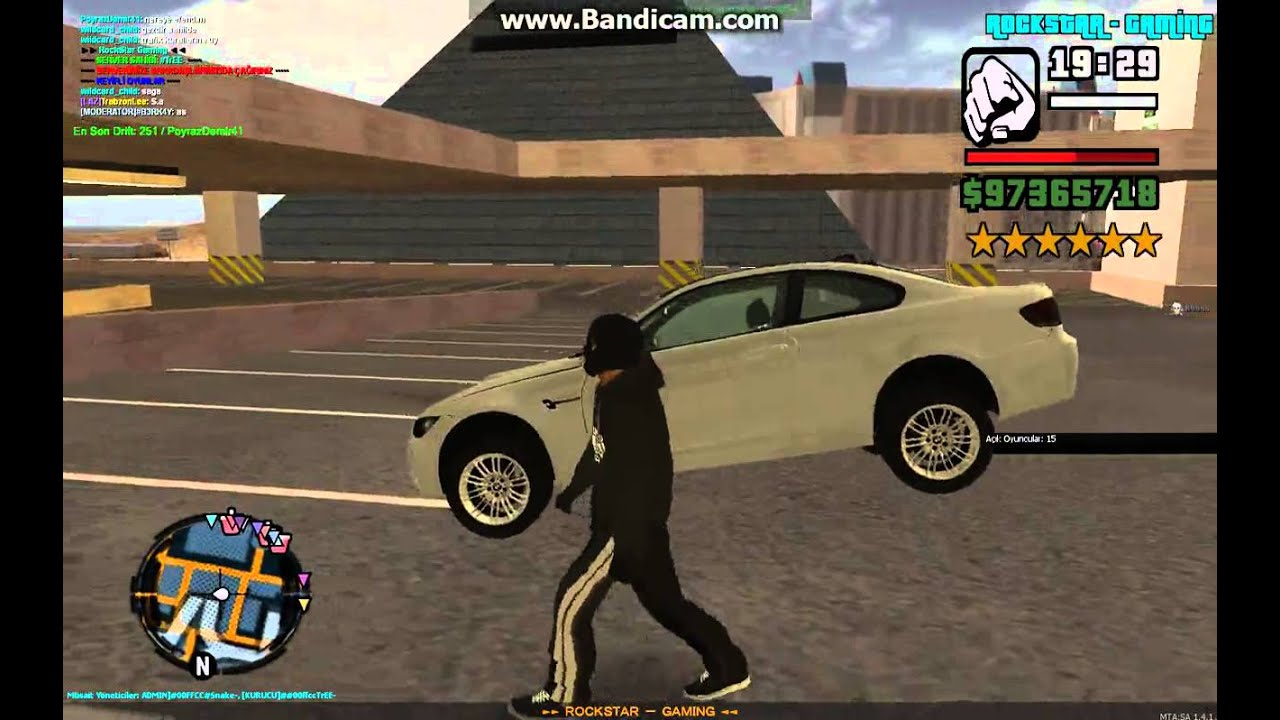 Türkiye MTA (MULTİ THEFT AUTO) RockStar Gaming SERVER TANITIMI - YouTube