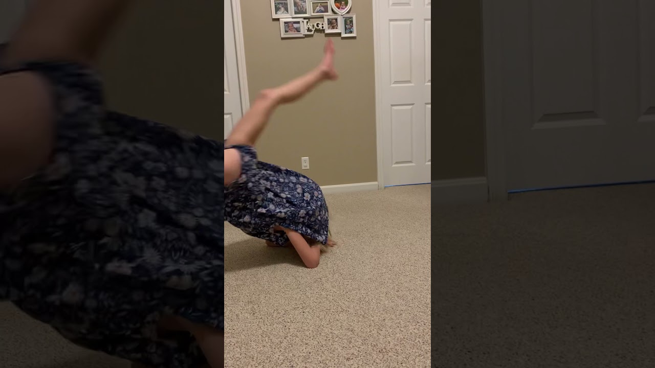 Gymnastics contortionist back flexibility kick over - YouTube