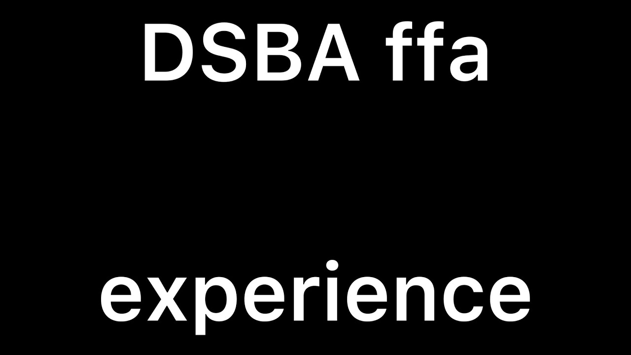 My DSBA Ranked Experience - YouTube