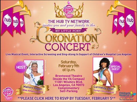 My Little Pony Friendship is Magic Coronation Concert - YouTube