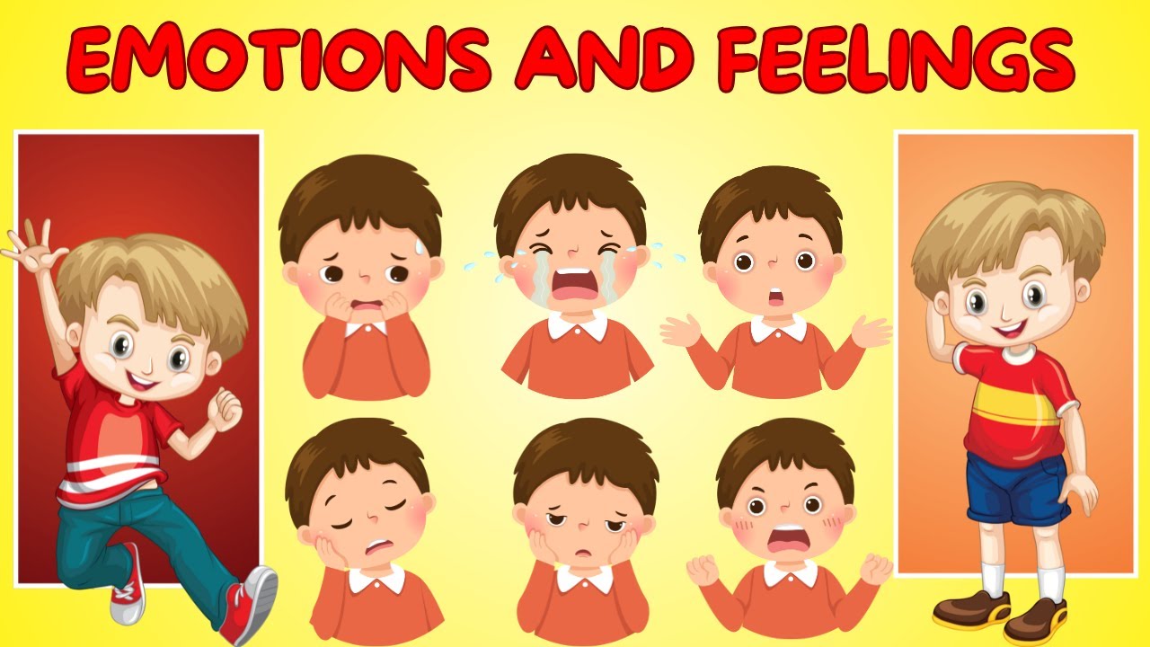 Emotions and Feelings Vocabulary for Kids | Learn English | Learning ...