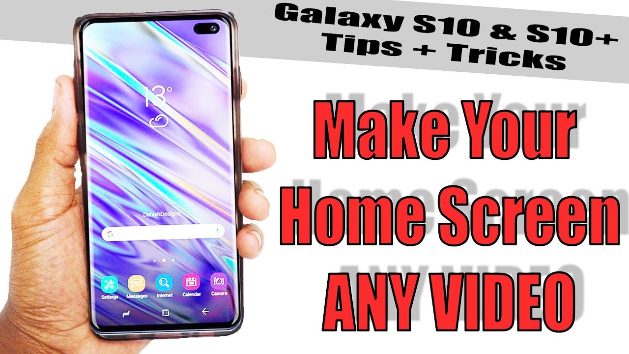 Galaxy S10 - MAKE ANY VIDEO YOUR LOCK SCREEN!! - YouTube