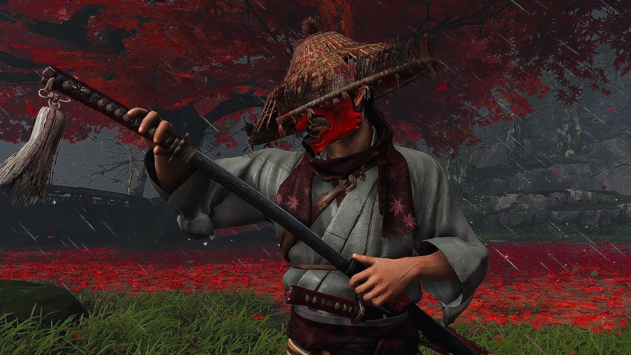 THE RED RONIN - Aggressive Stealth and Combat - Ghost Of Tsushima - YouTube