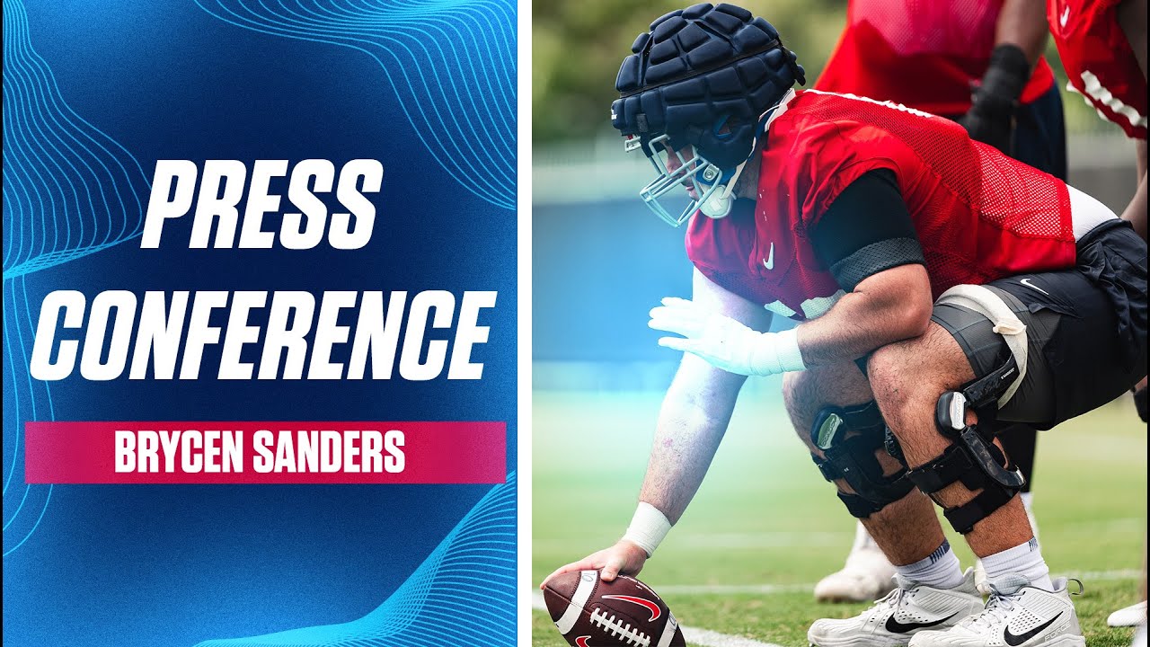 PRESSER | Brycen Sanders - Football Media Day (07-29-25) - YouTube