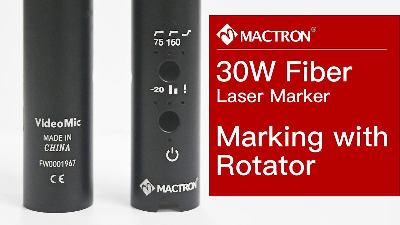 Microphone and Stainless Steel Chopsticks Marking-30W Fiber Laser ...