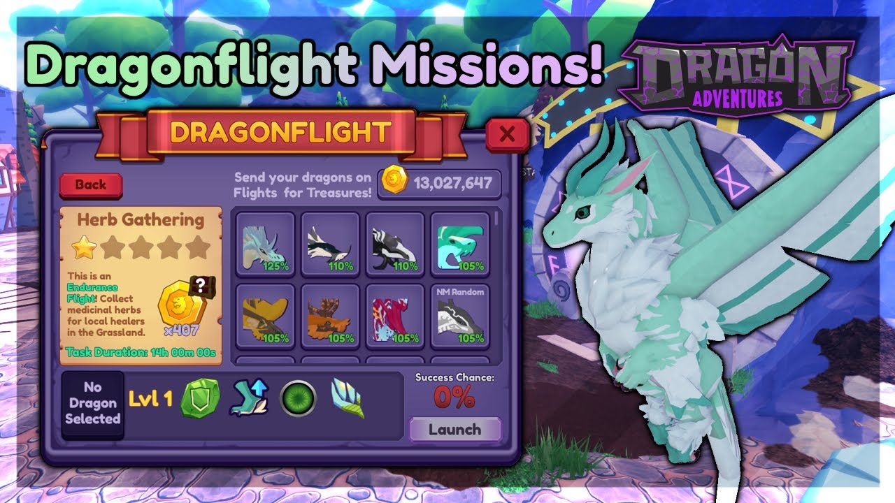 New Dragonflight System — Missions for Dragons! + News ROBLOX Dragon ...