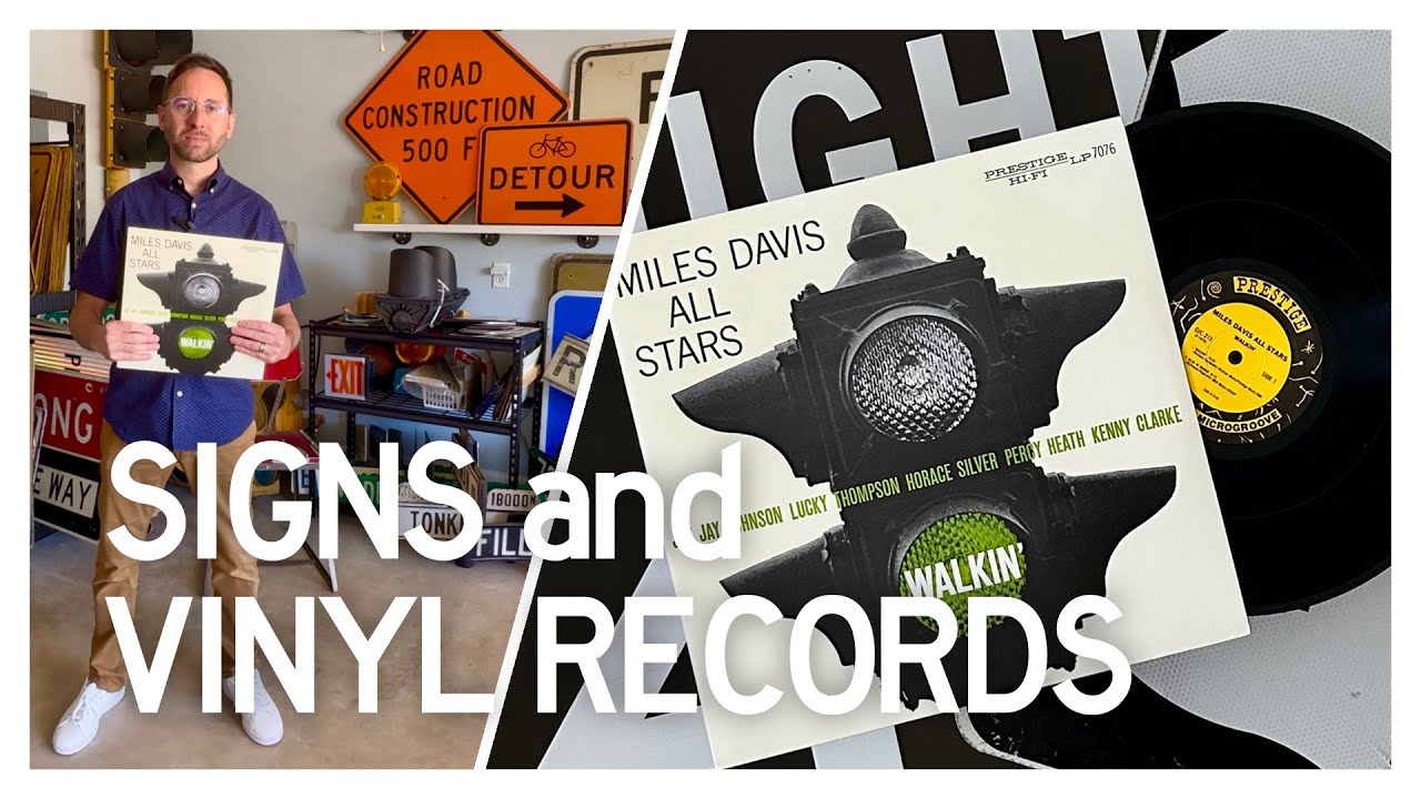 How are Street Sign and Vinyl Record Collections Similar? - YouTube