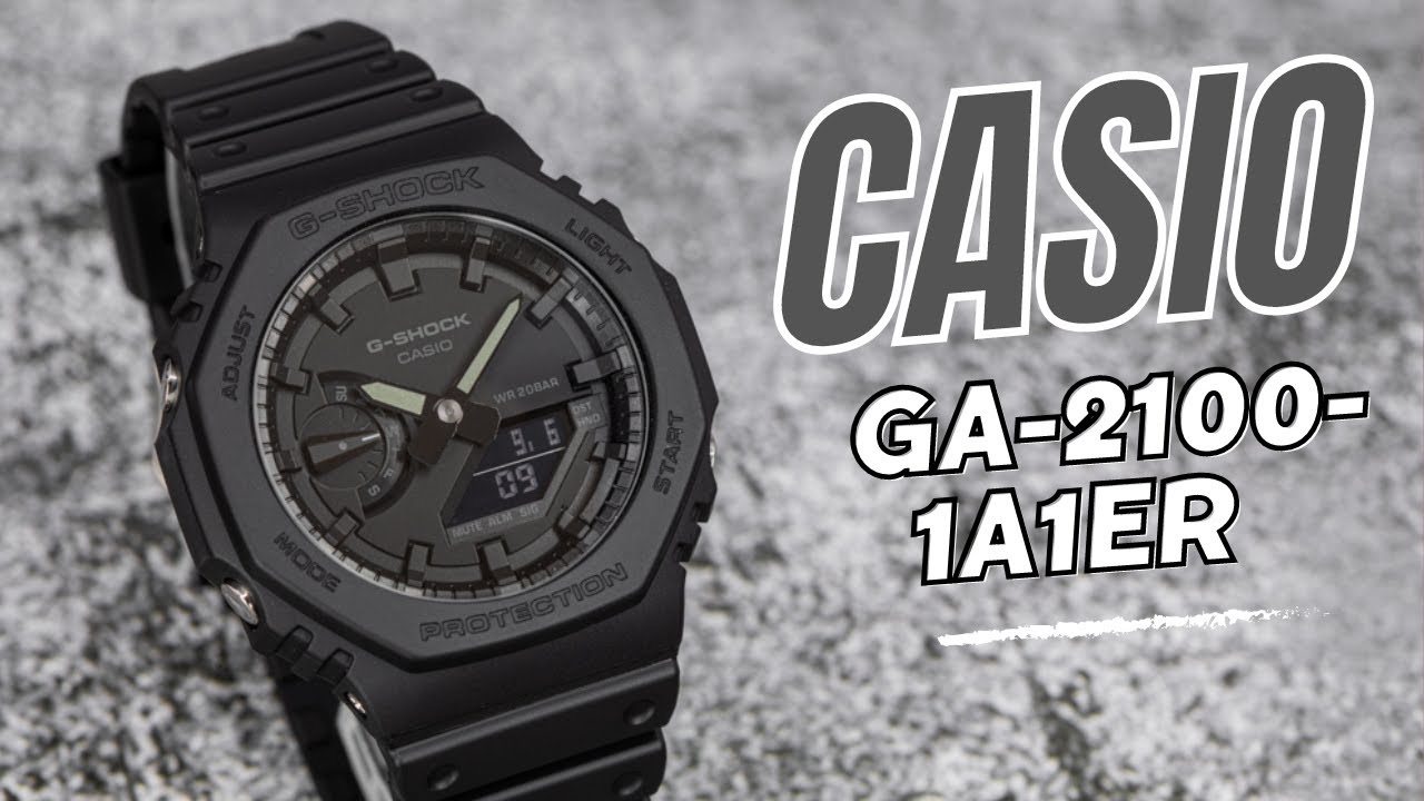 Casio G-Shock GA-2100-1A1 Unboxing - YouTube
