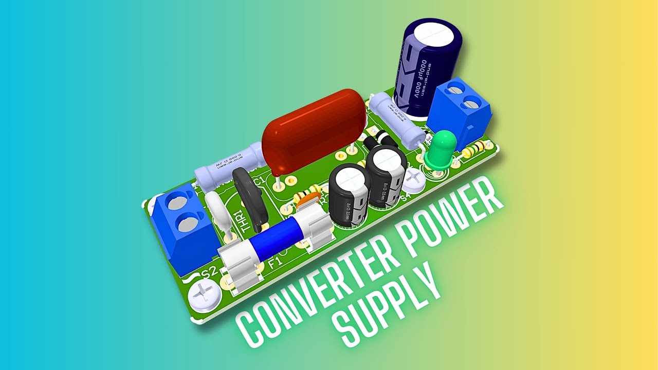 Design a Simple PCB Converter Power Supply from 220VAC to 12V DC Using ...