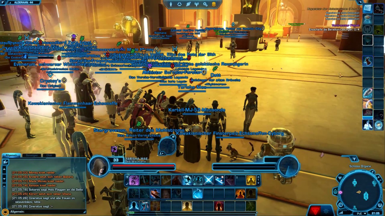 Community-Trauerfeier für Carrie Fisher in SWToR (T3-M4) Teil 2 - YouTube