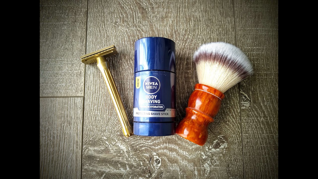 Nivea Body Shave Stick | Blackland Blackbird Brass | SOTD - YouTube