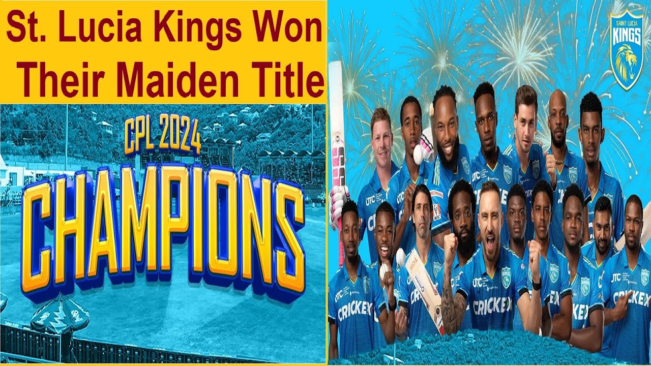 CPL 2024 Final St. Lucia Kings vs Guyana Amazon Warriors | Presented by ...